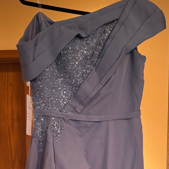 Dresses | Formal Dusty Blue Mother Of The Bride Dress | Poshmark